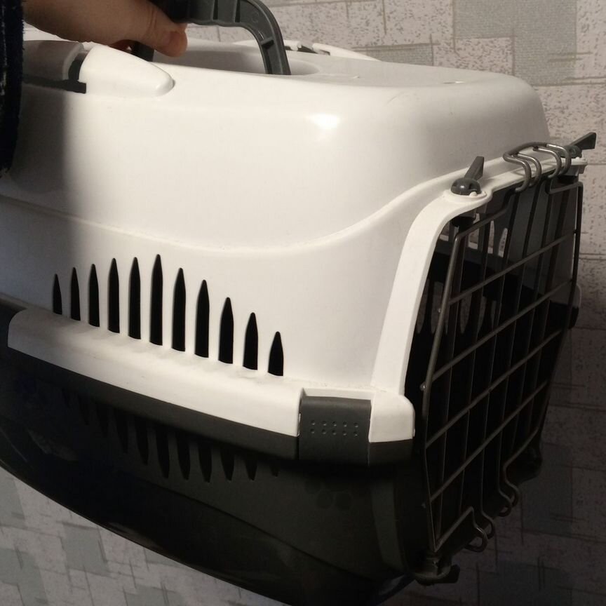 Переноска для кошек пластиковая большая