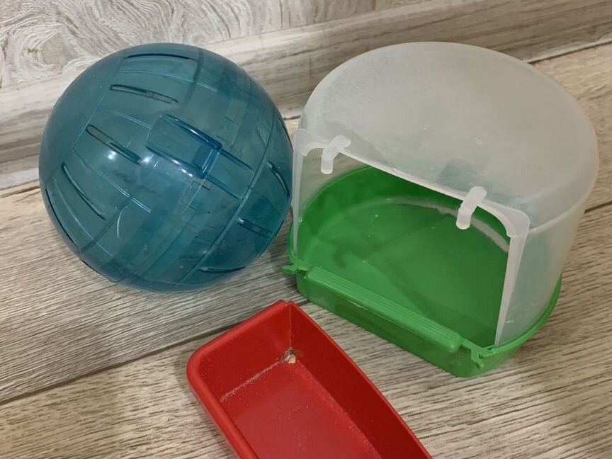 Шар для хомяка, кормушка, купалка
