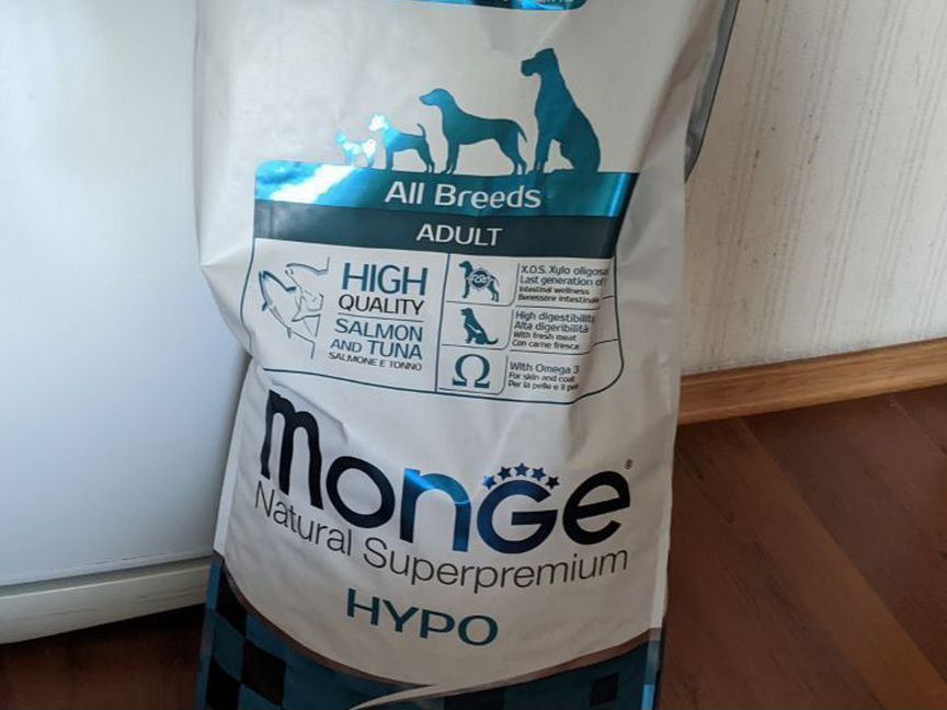 Корм для собак monge hypo