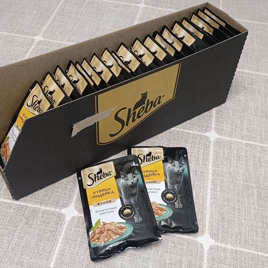 Влажный корм для кошек Sheba в соусе 30 шт