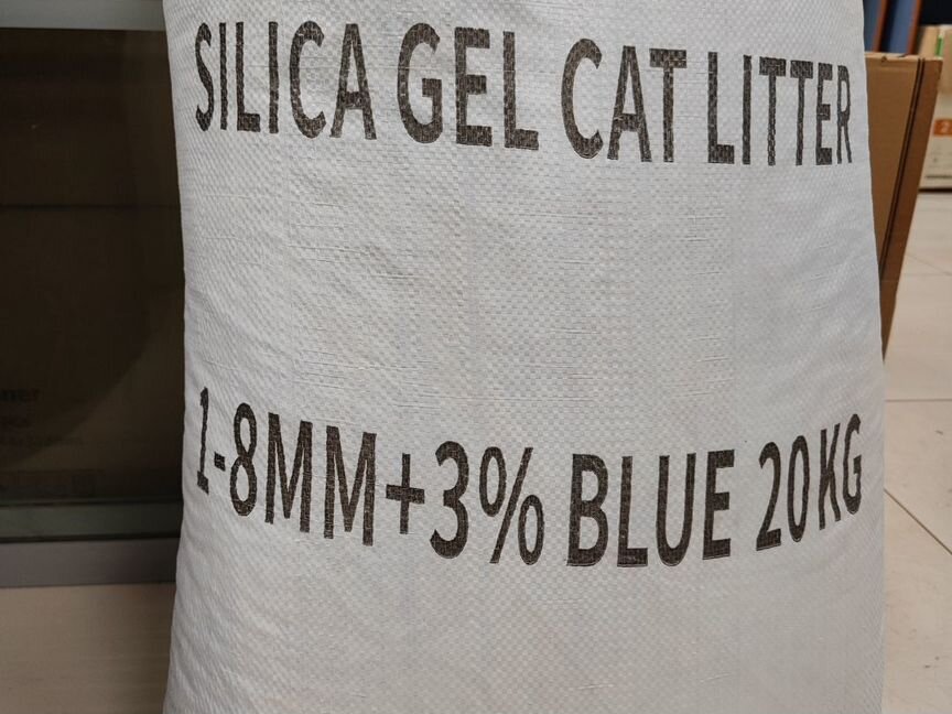 Силикагелевый наполнитель для кошачьего туалета