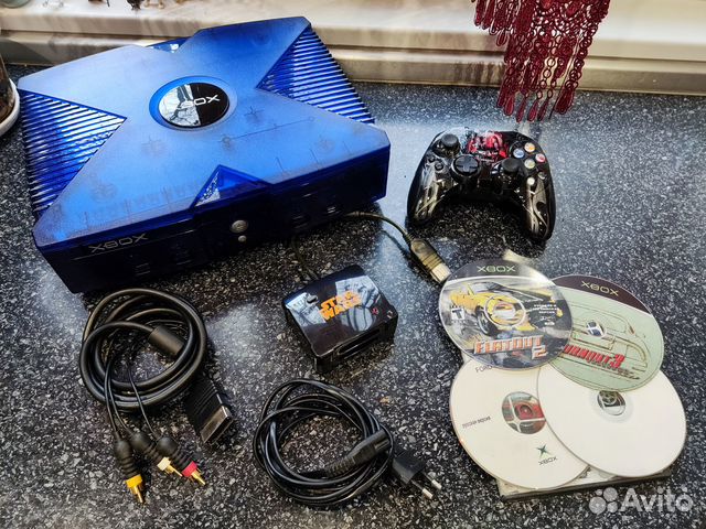 Xbox Original: Crystal Blue Limited Halo Edition купить в Москве ...