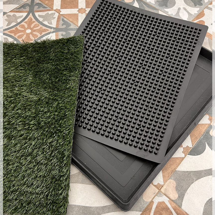 Туалет с травкой (искусственный газон)