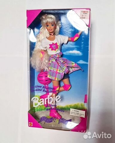 In Line Skating Barbie Blonde 1995 купить в Санкт-Петербурге | Хобби и ...
