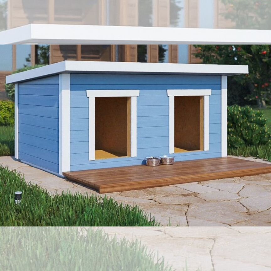 Будка для собаки утепленная