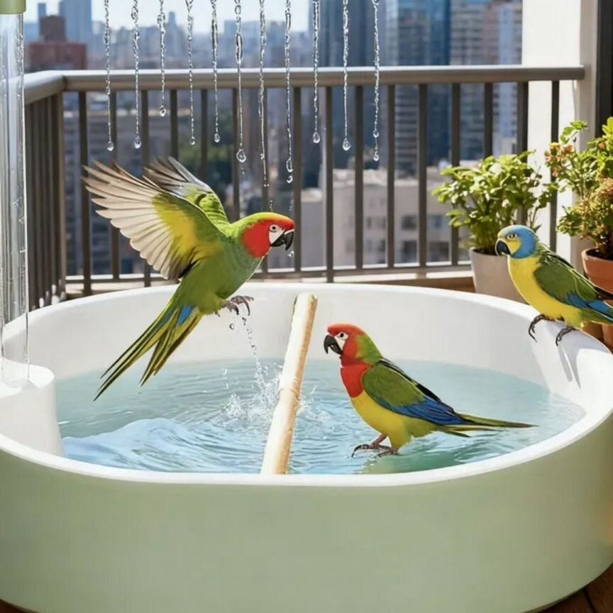 Душ для попугая ванночка для животных