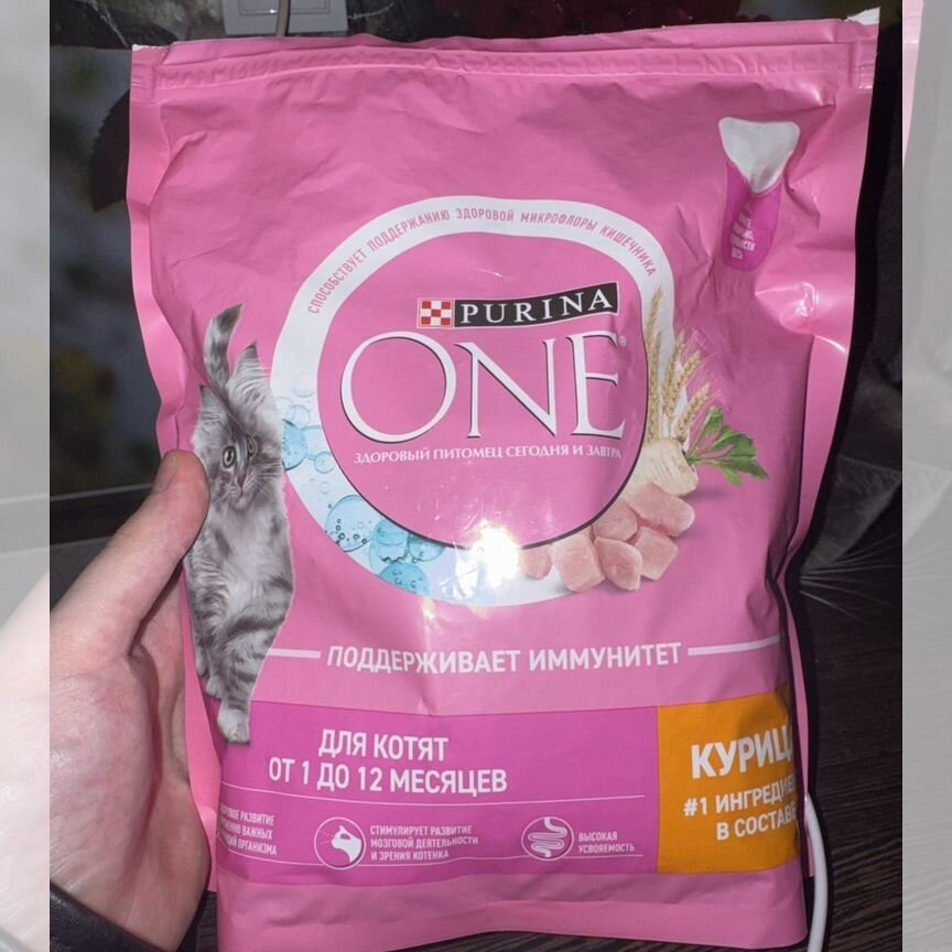 Корм для котят,purina one