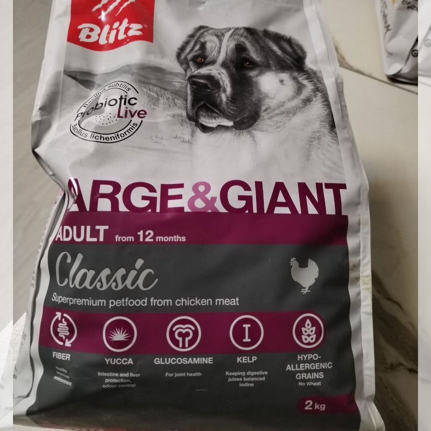 Сухой корм для собак Blitz