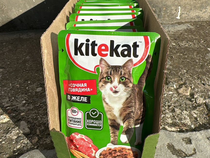 Корм для кошек влажный Kitekat