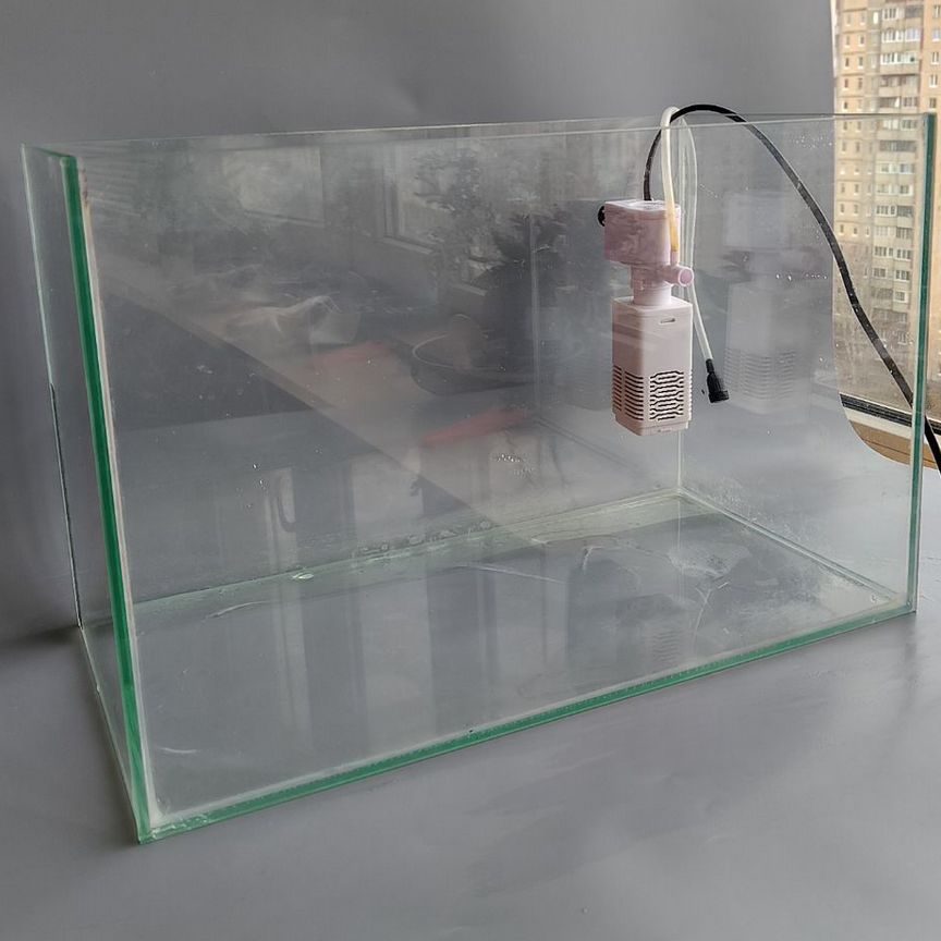 Аквариум, 20 л  фильтр  грунт