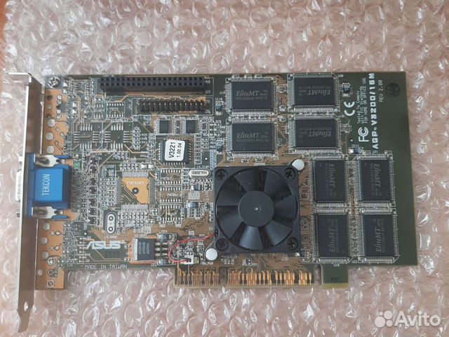 3dfx voodoo Banshee Asus AGP-V3200/16M купить в Москве | Электроника ...