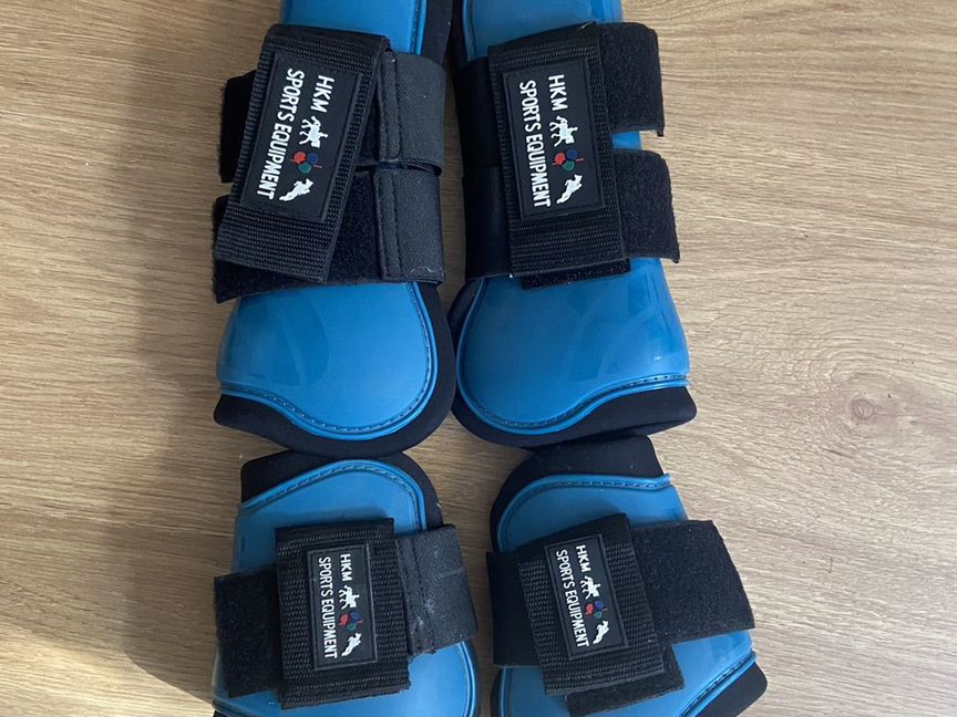 Ногавки стан синие, колокольчики, вальтрап, бинты