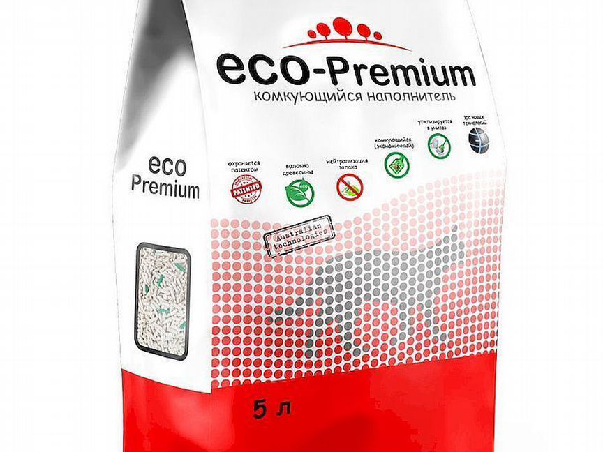 ECO Premium green Комкующийся древесный наполнител