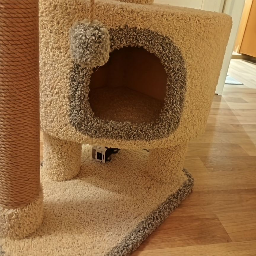 Когтеточка с домиком новая