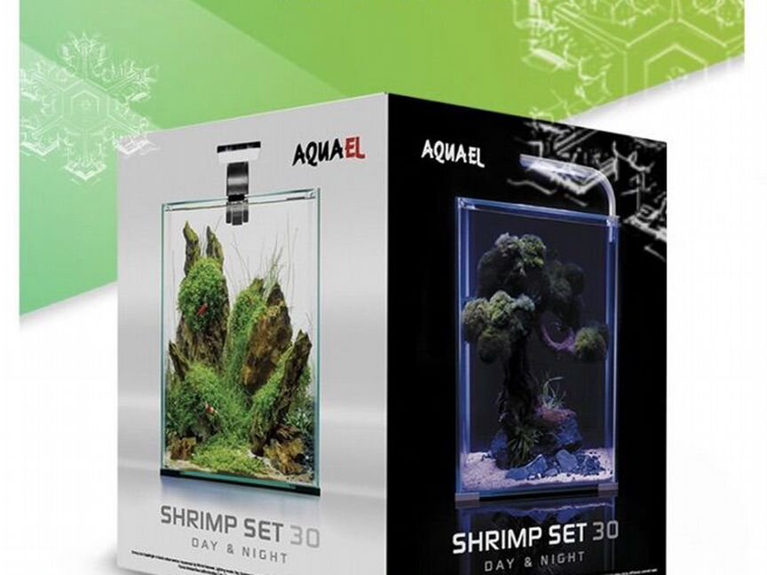 Aквариум aquael shrimp SET DAY&night 30