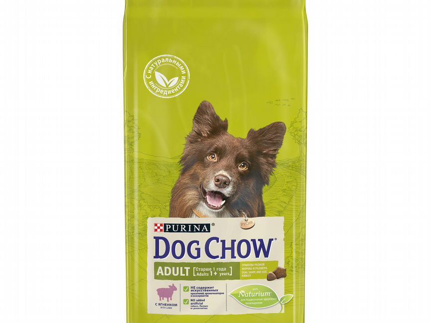 Корм для собак Dog Chow Adult с ягненком