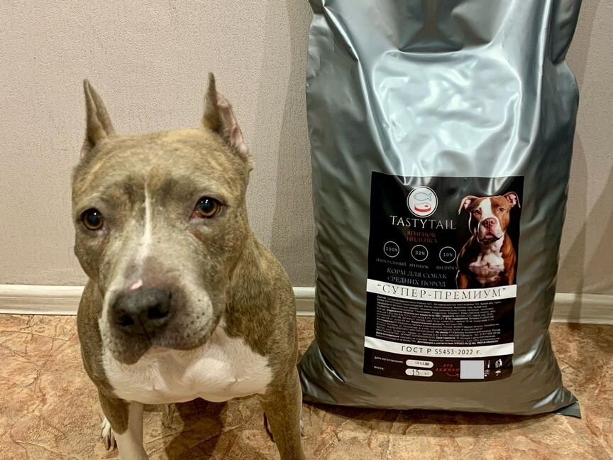 Корм для собак tastytail 5/10/15кг