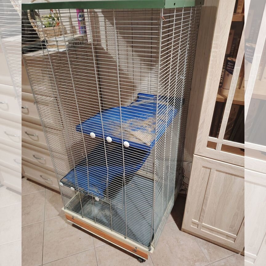 Клетка для шиншиллы большая бу