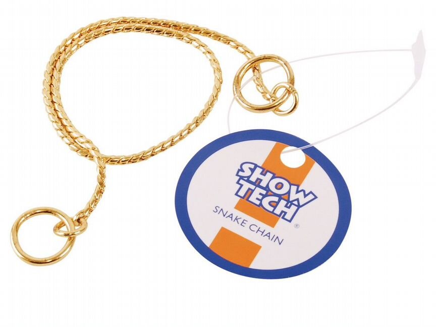 Металлический ошейник-удавка Show Tech золотой