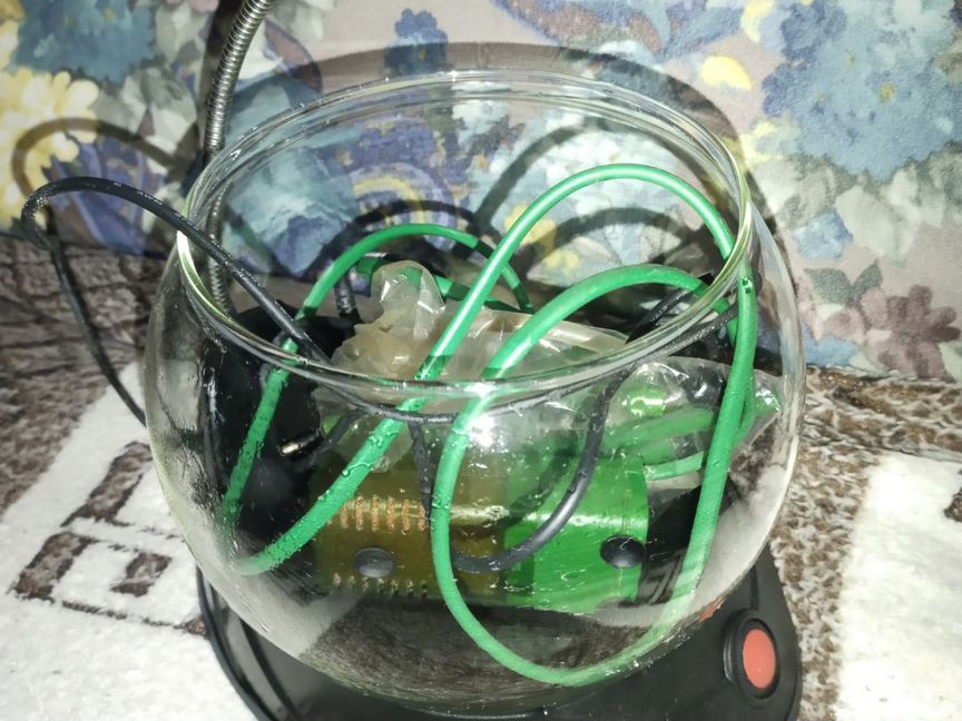 Аквариум маленький с фильтром