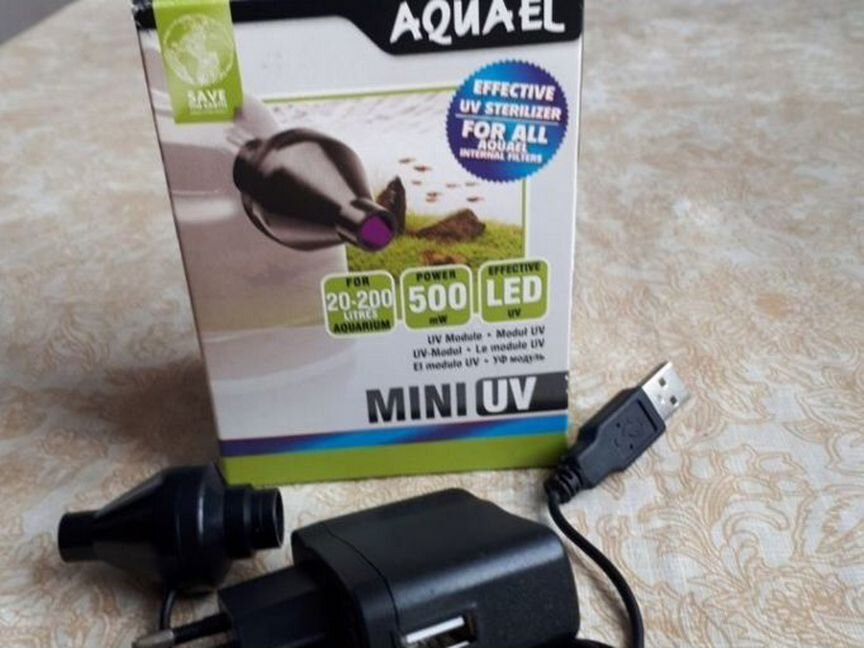 Ультрафиолетовый cтepилизатоp аквариумный
