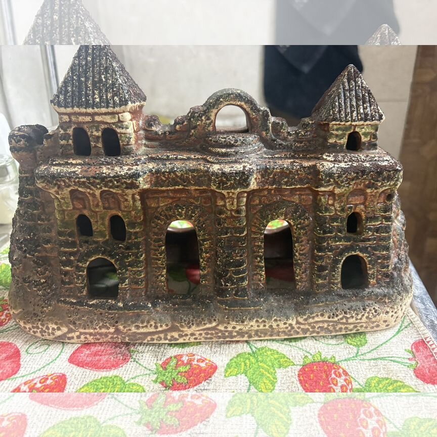 Декорации для аквариума замок