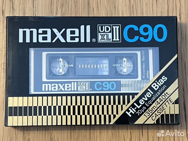 Compact cassette Maxell UD XL II 90 купить в Санкт-Петербурге | Хобби и отдых | Авито