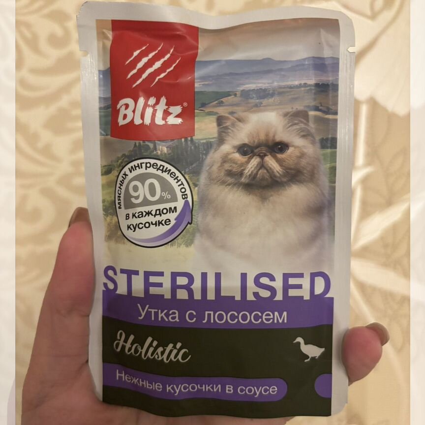 Корм для кошек blitz