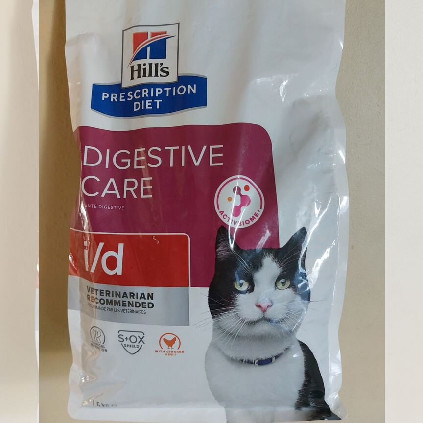 Корм для кошек hills id 1,5 кг