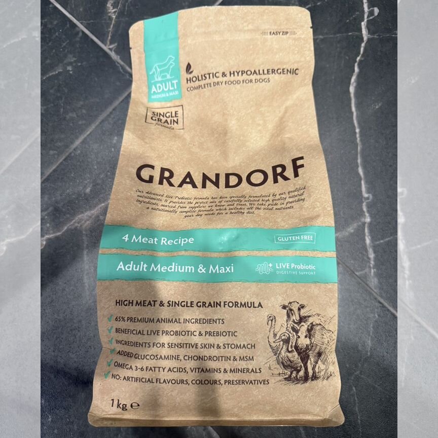 Корм для собак grandorf 1 кг
