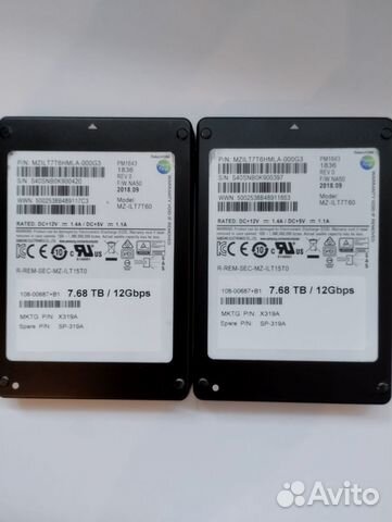 SSD NetApp 7.68Tb 12Gb/s SAS 2.5" (X319A) купить в Москве с доставкой ...