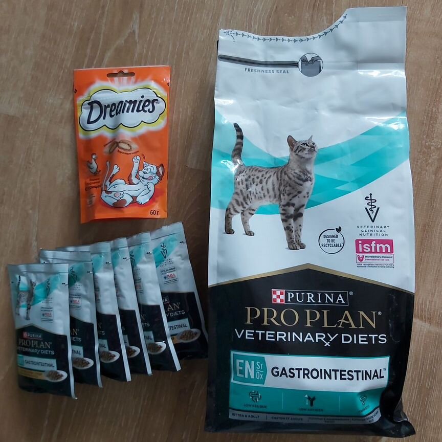 Корм для кошек PRO plan gastrointestinal