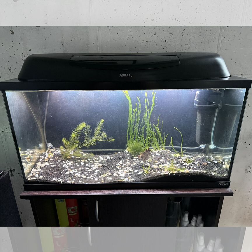 Аквариум с тумбой бу