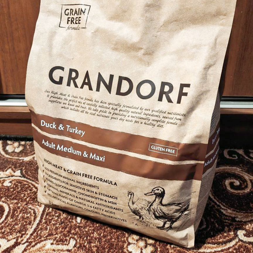 Корм для собак grandorf 3 кг