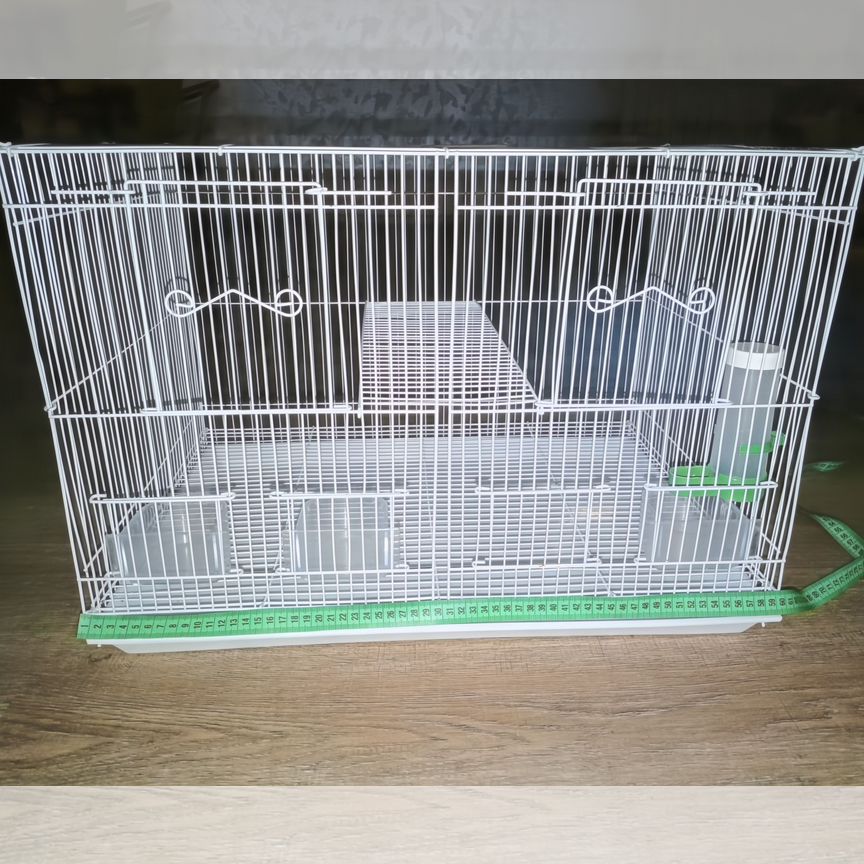 Клетка для волнистого попугая, большая, бу