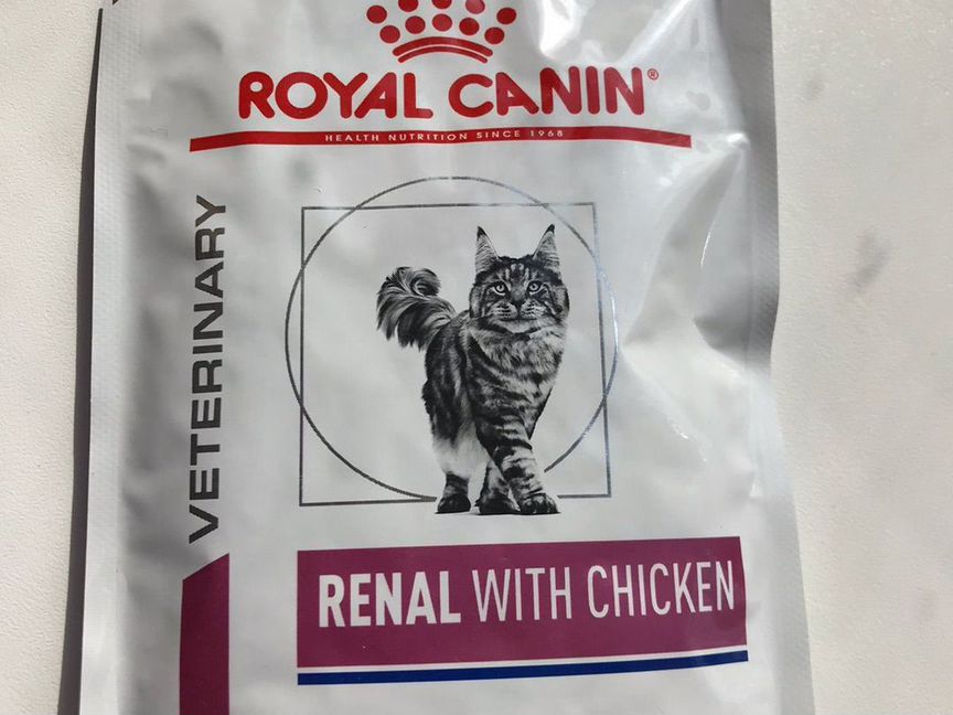 Корм для котов royal canin renal chicken