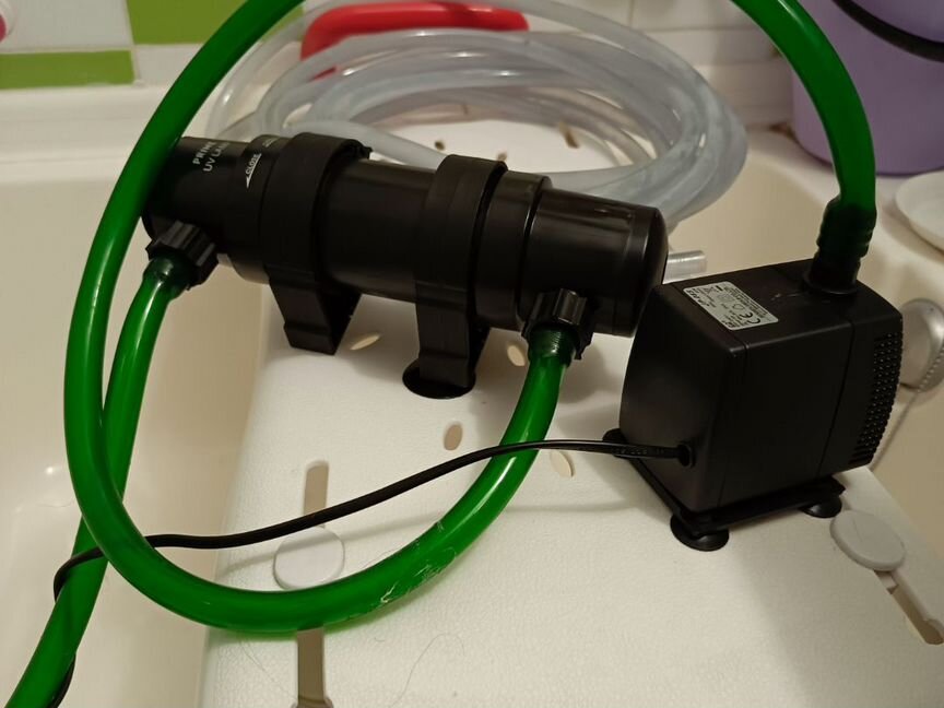 Стерилизатор уф для аквариума с помпой