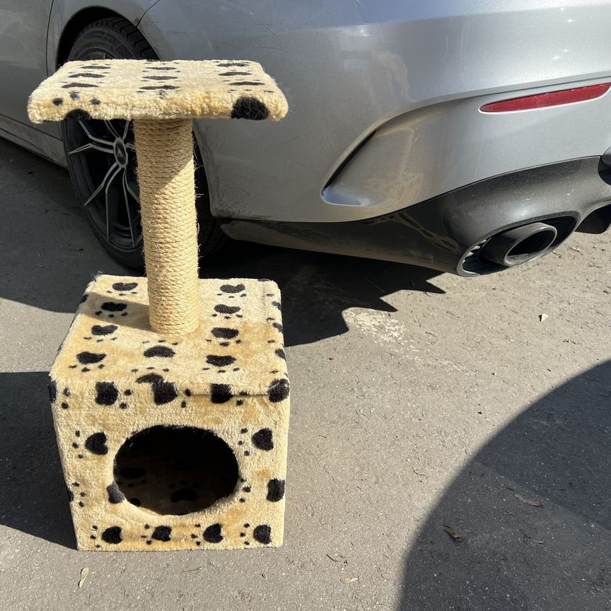 Когтеточка домик для кошки