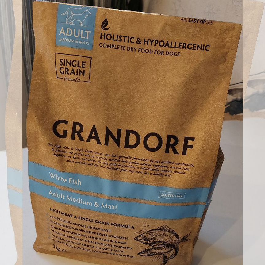 Сухой корм для собак Grandorf white Fish
