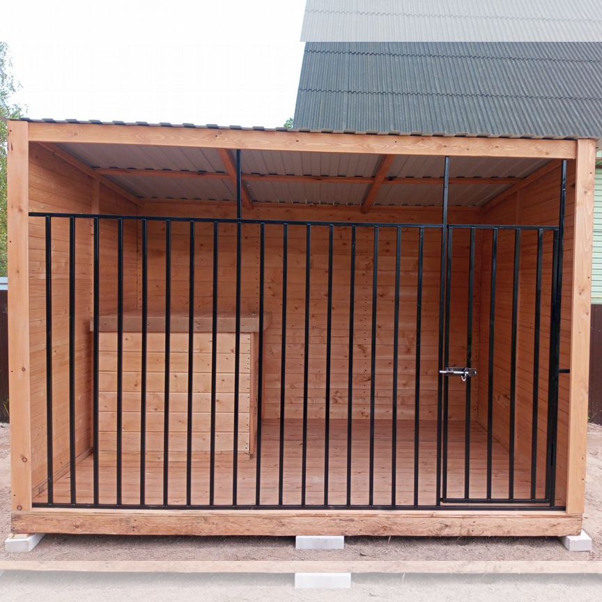 Вольер для собаки за 3 дня