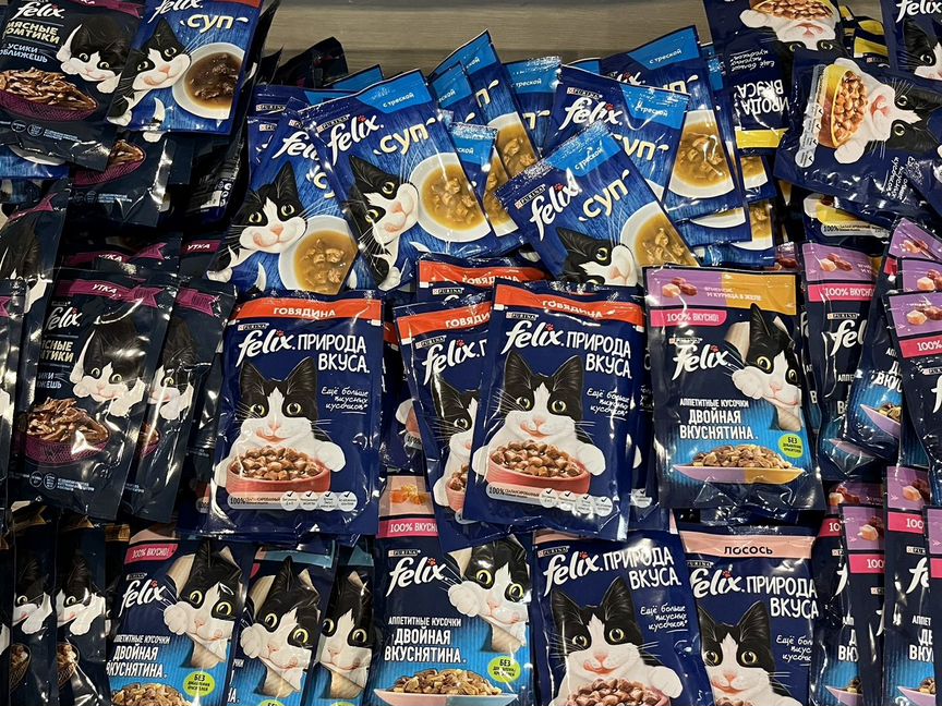 Влажный корм для кошек Felix