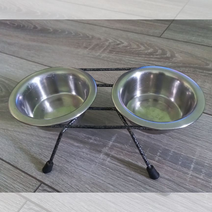 Миски для кошек двойные