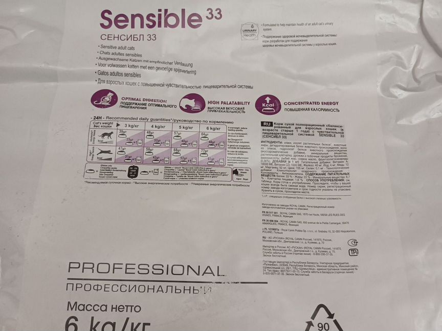 Корм для кошек royal canin