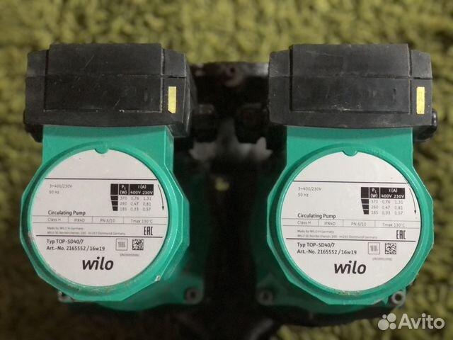 Циркуляционный насос wilo TOP-SD 40/7 купить в Раменском | Товары для ...