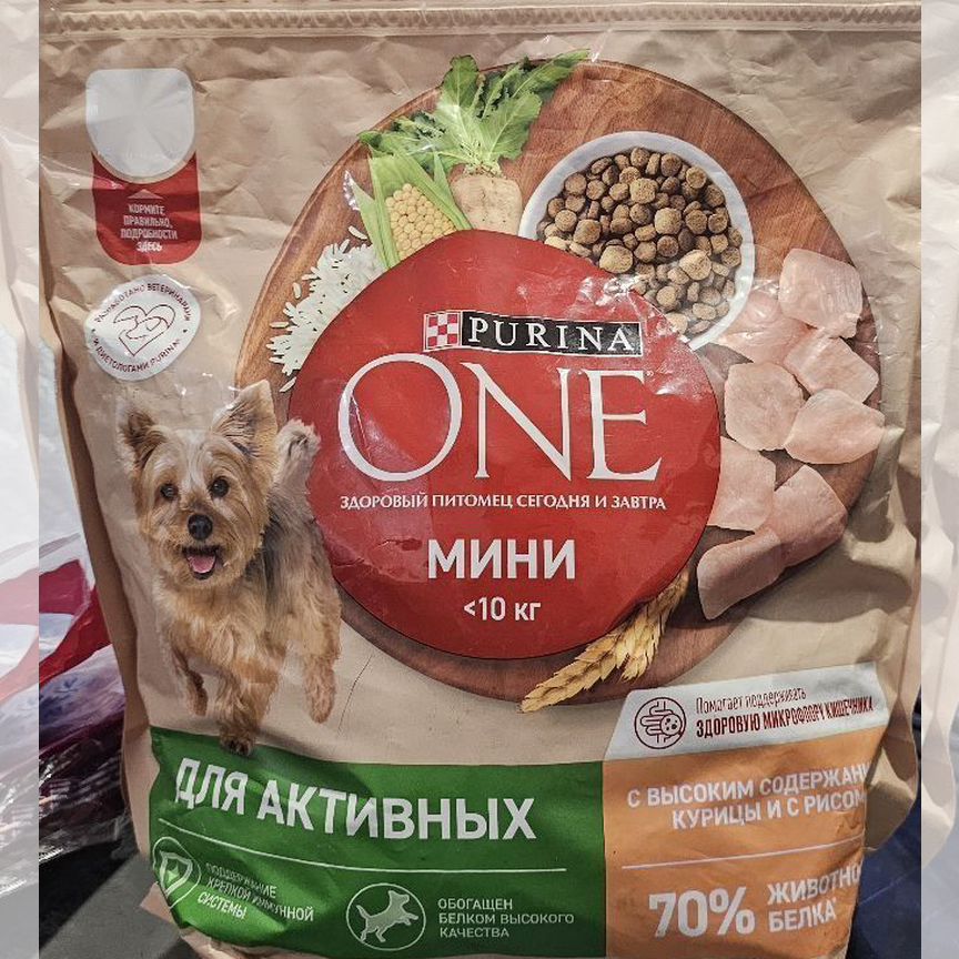 Purina One Мини для взрослых собак 1,5 кг