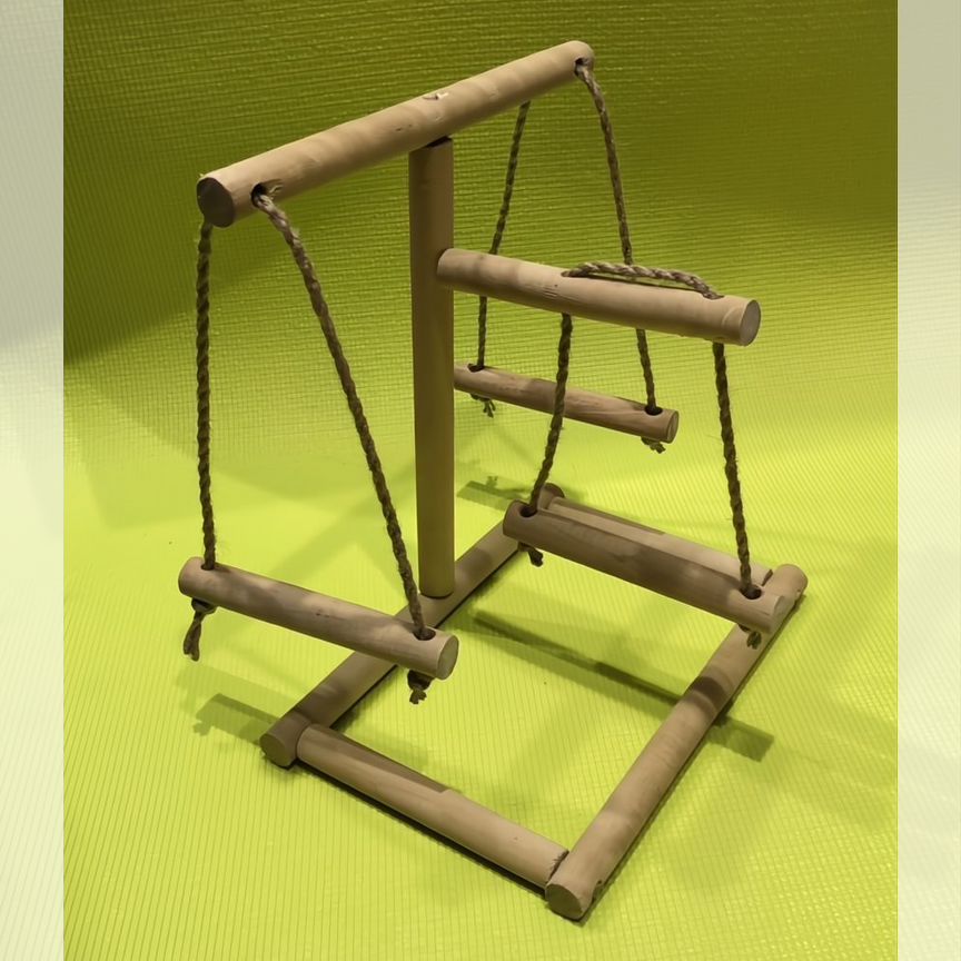 Игровой стенд для попугая