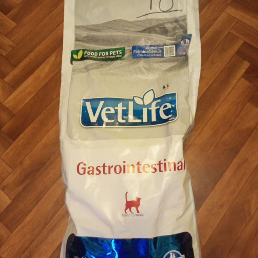 Vetlife gastrointestinal для кошек сухой