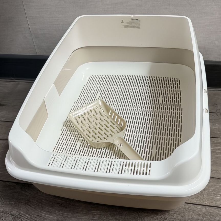 Лоток для кошек большой с высоким бортом