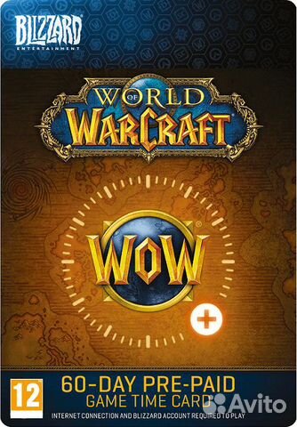World of Warcraft Подписка 60 дней тайм-карт купить в Москве ...