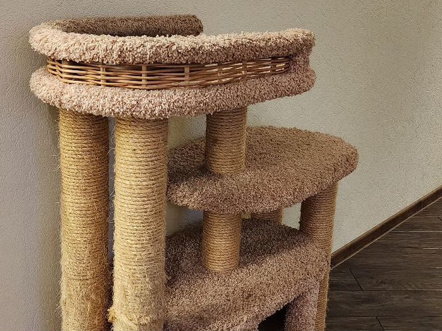 Домик для котика, когтеточка